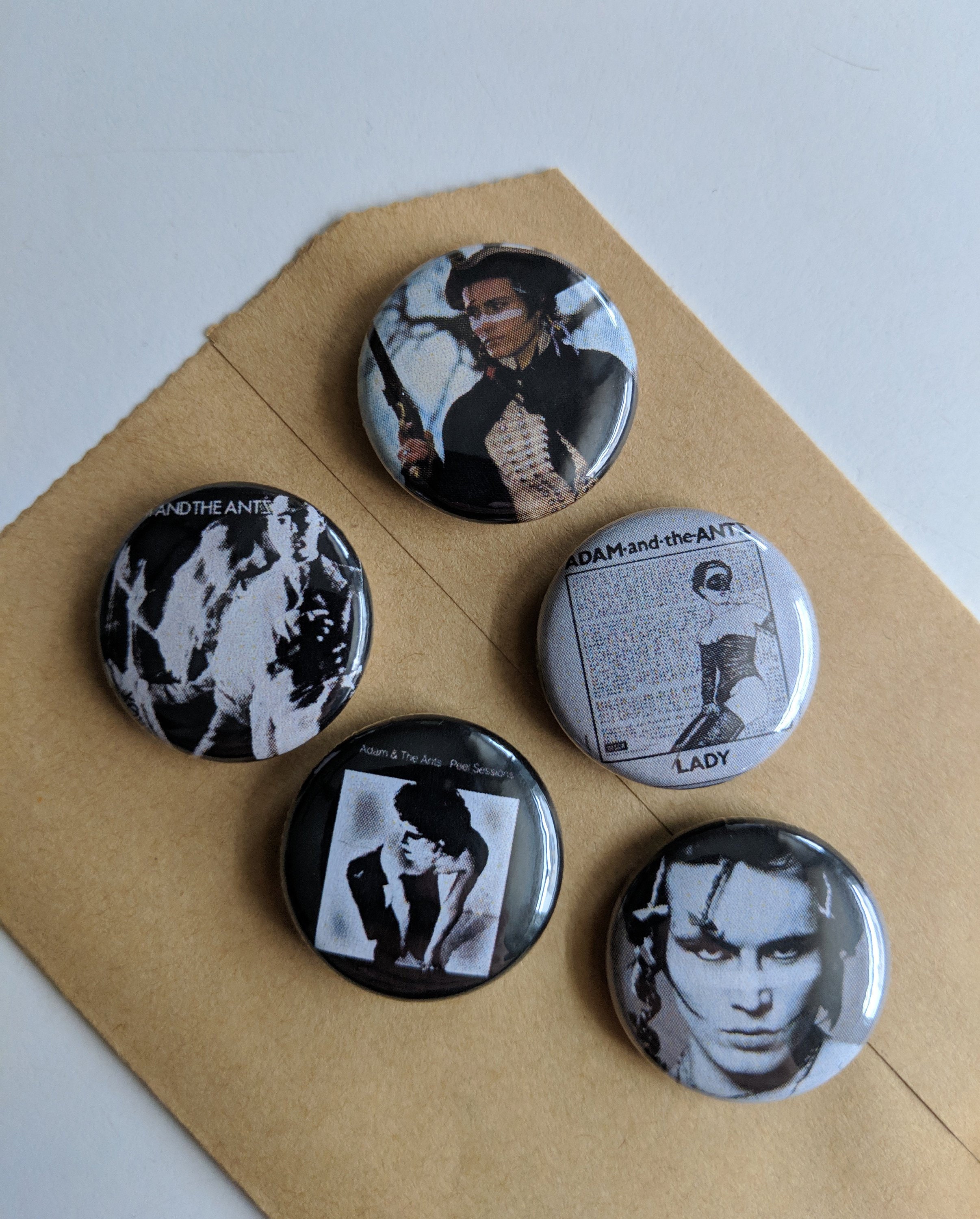 5 Adam + the Ants 1" Buttons/badges/pins - Etsy