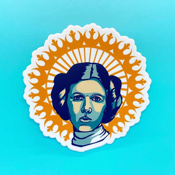 Princess Leia Laptop Sticker - Etsy
