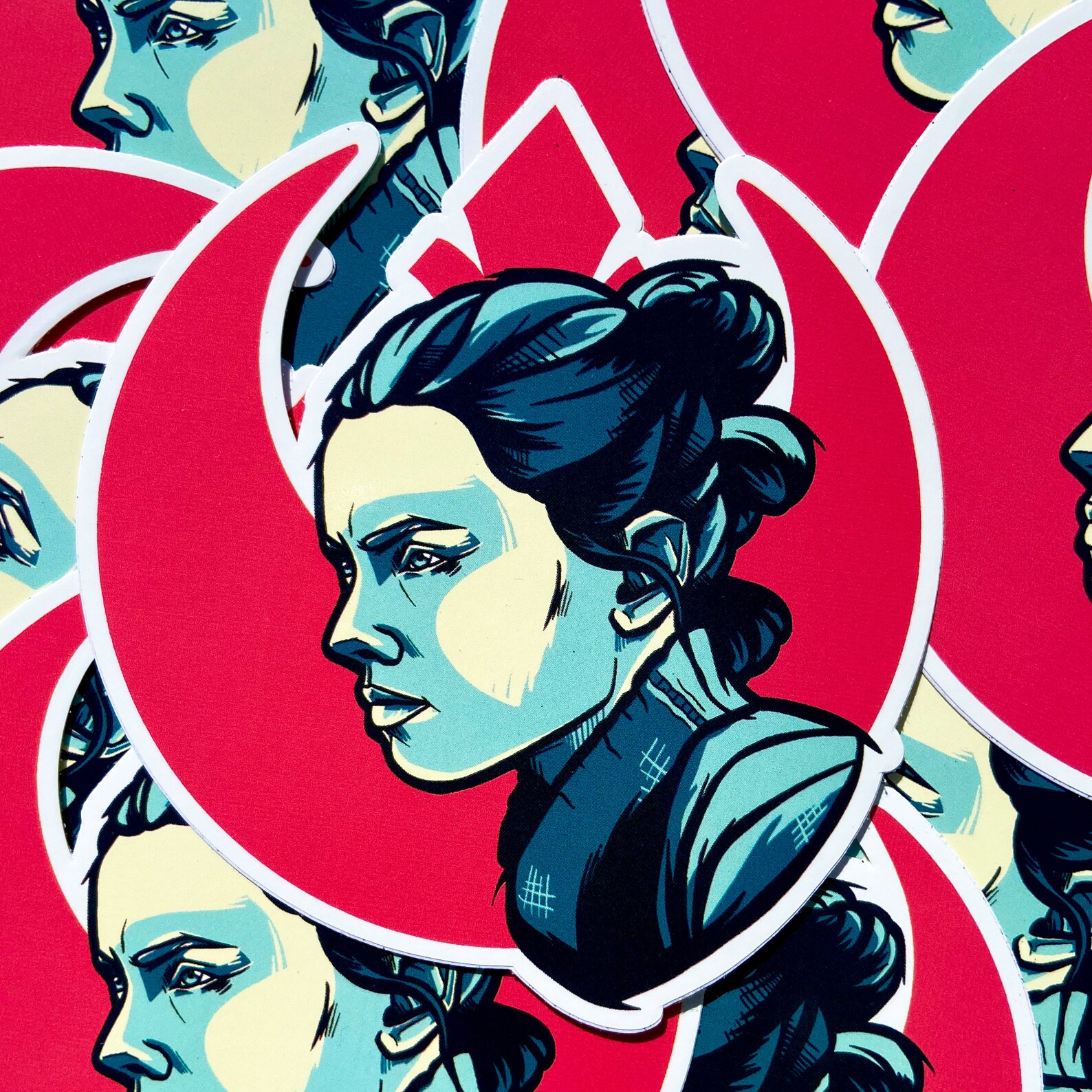 Star Wars Sticker Rey Skywalker / Vinyl Sticker / Laptop Sticker ...