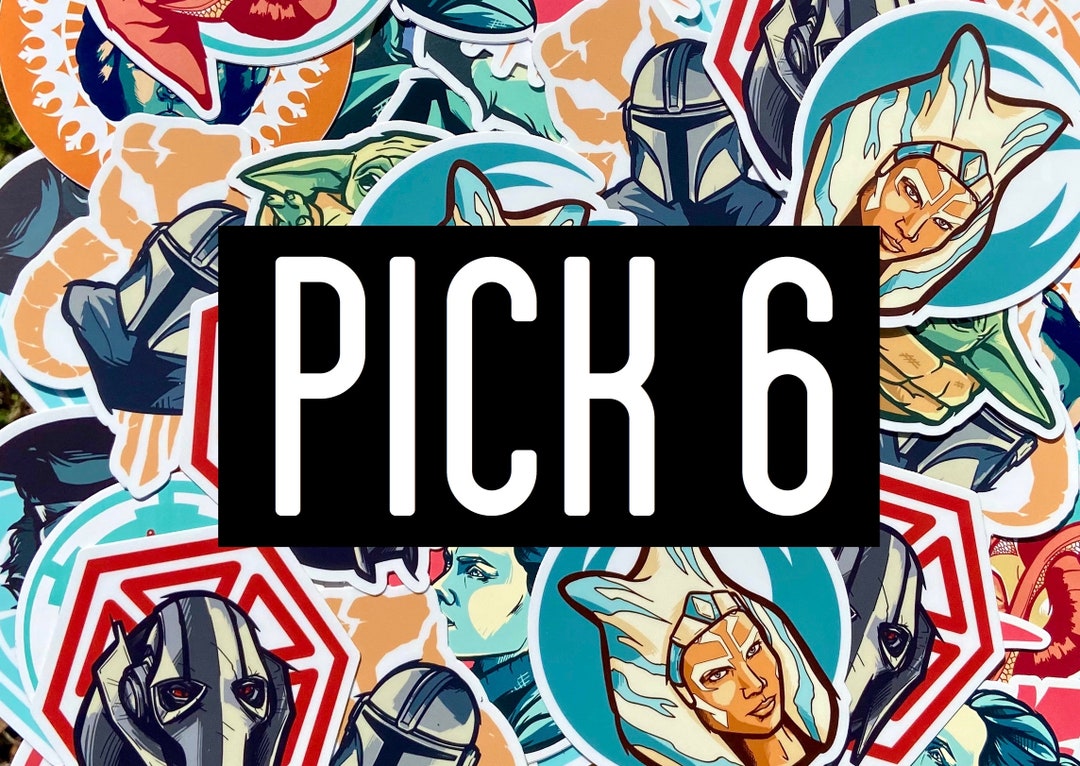 Star Wars Sticker Pack - Pick 6 / Vinyl Sticker / Laptop Sticker ...