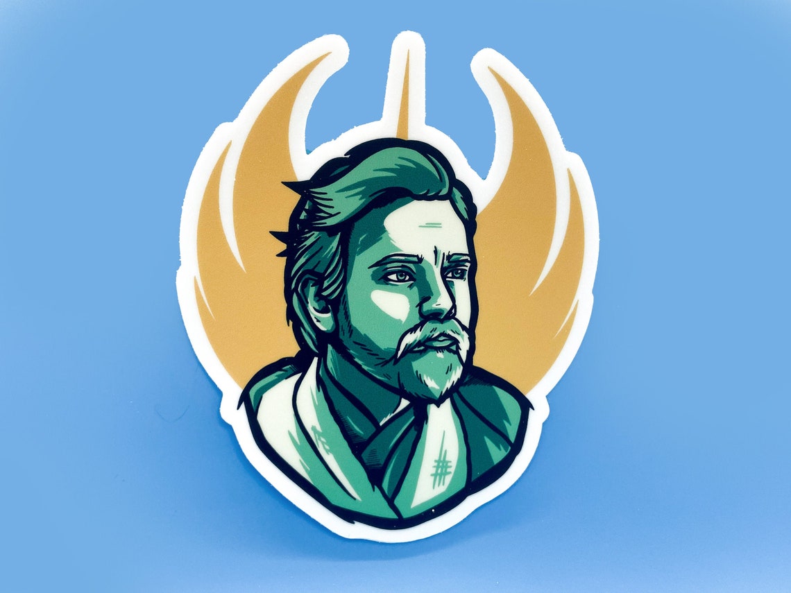 Star Wars Sticker Obi Wan Kenobi / Vinyl Sticker / Laptop | Etsy