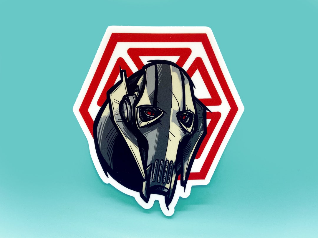 Star Wars Sticker General Grievous / Vinyl Sticker / Laptop Sticker ...