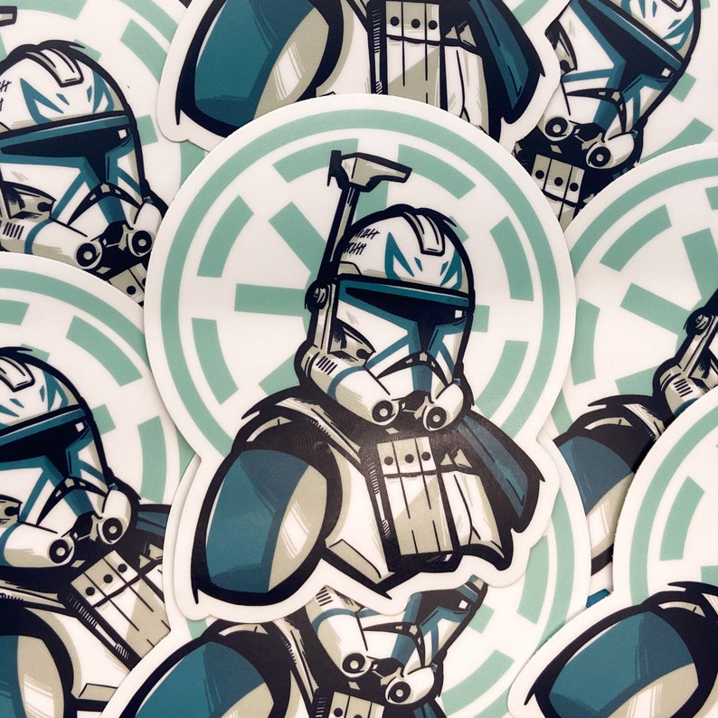 Star Wars Sticker Clone Rex / Vinyl Sticker / Laptop Sticker ...