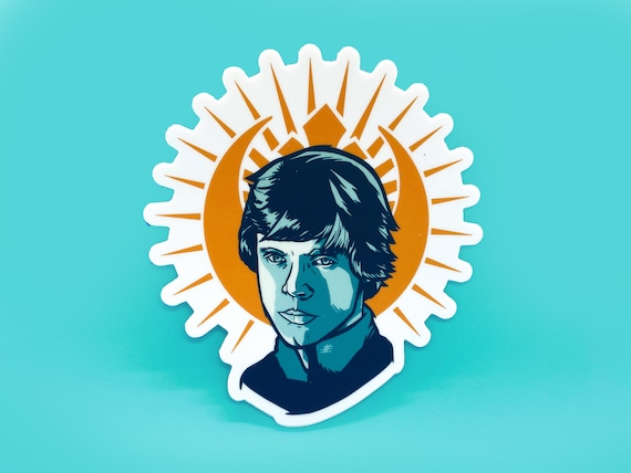 Star Wars Sticker Luke Skywalker / Vinyl Sticker / Laptop - Etsy