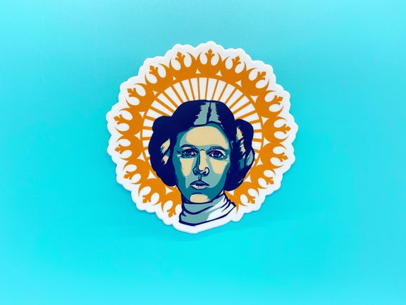 Star Wars Sticker Princess Leia / Vinyl Sticker / Laptop - Etsy