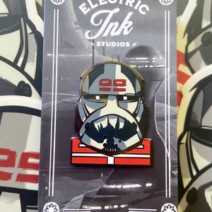 Star Wars the Bad Batch Enamel Pins - Hunter, Crosshair, Wrecker, Tech ...