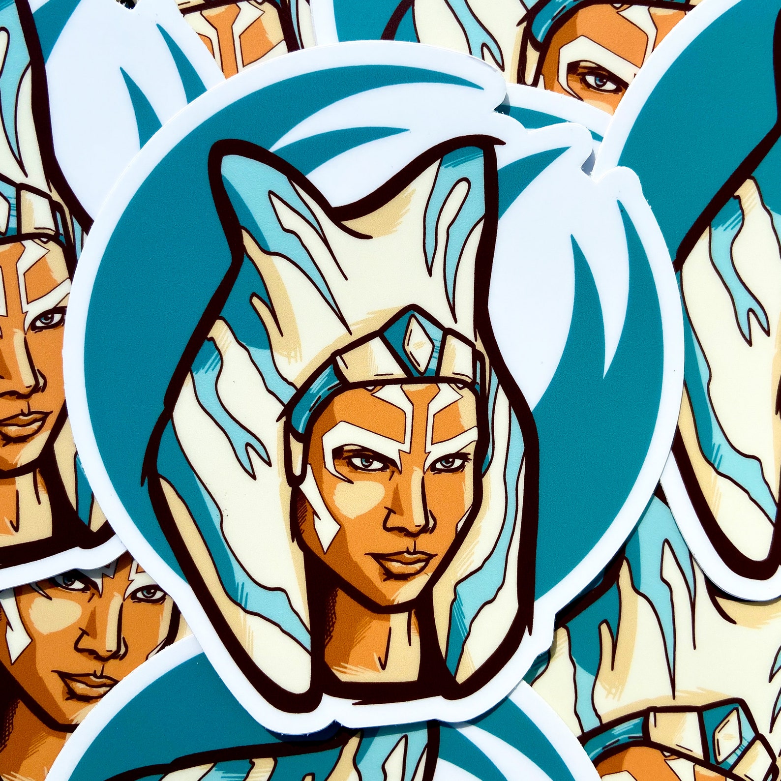 Star Wars Sticker Ahsoka Tano / Vinyl Sticker / Laptop Sticker ...