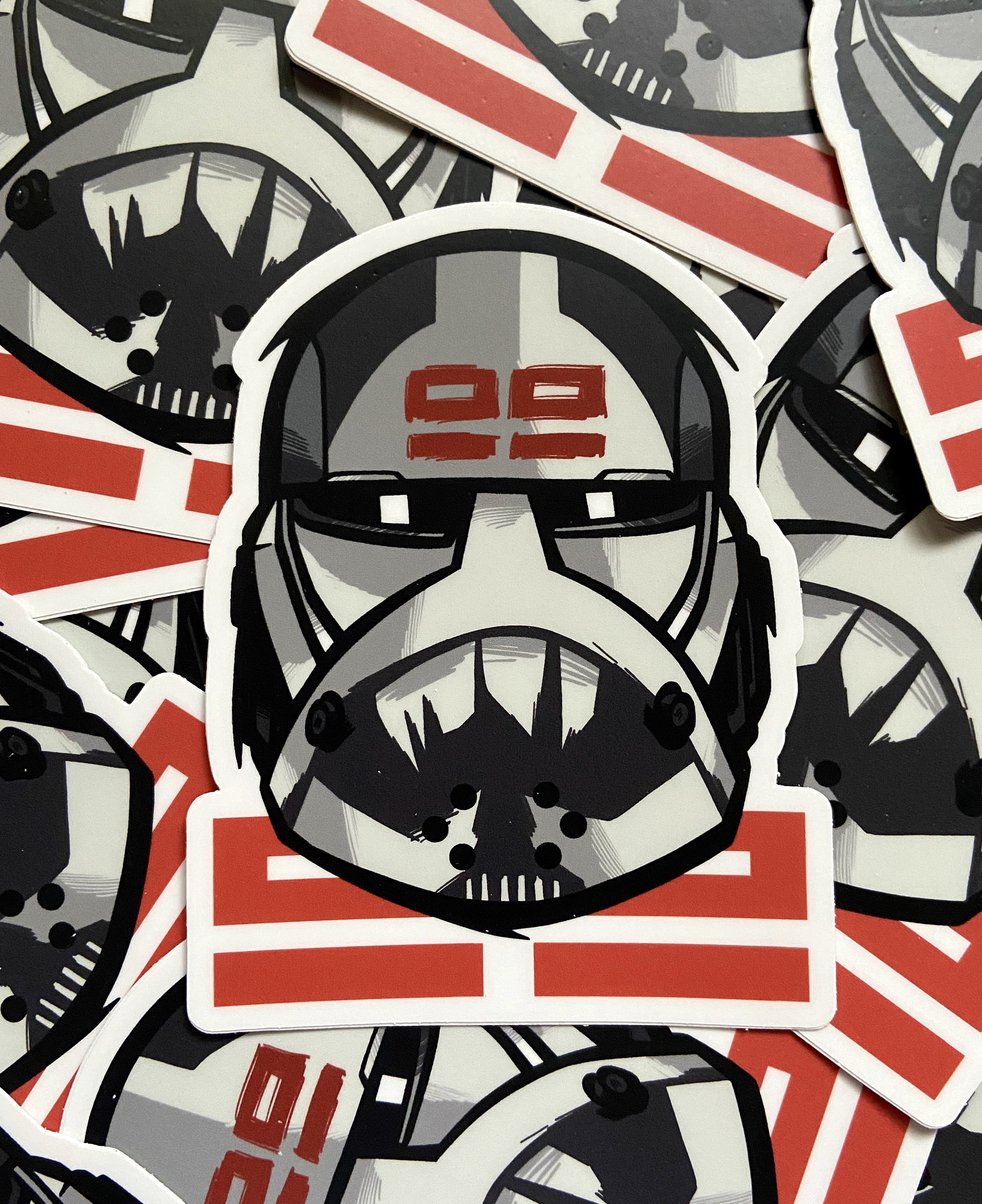 Star Wars Clone Sticker Pack - Bad Batch Clones / Vinyl Sticker ...