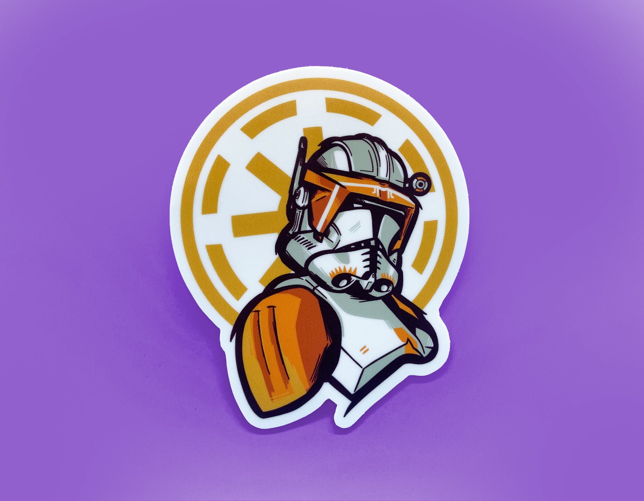 Star Wars Clone Sticker Commander Cody / Vinyl / Laptop - Etsy