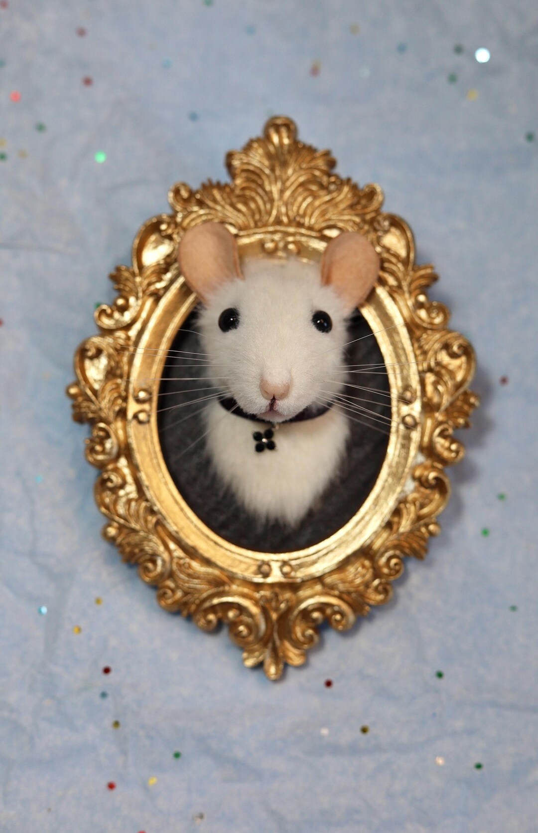 MADE TO ORDER Rat Wall Decor, Mouse 3D Portrait, Plush Rat Portrait ...
