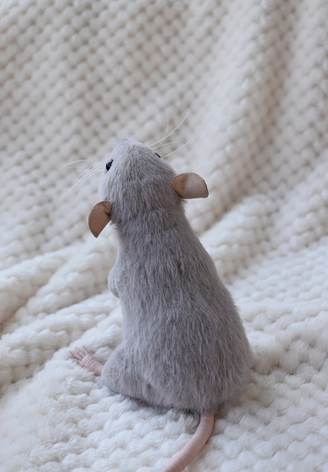 Made to order rat russian blue rat stuffed rat realistic | Etsy