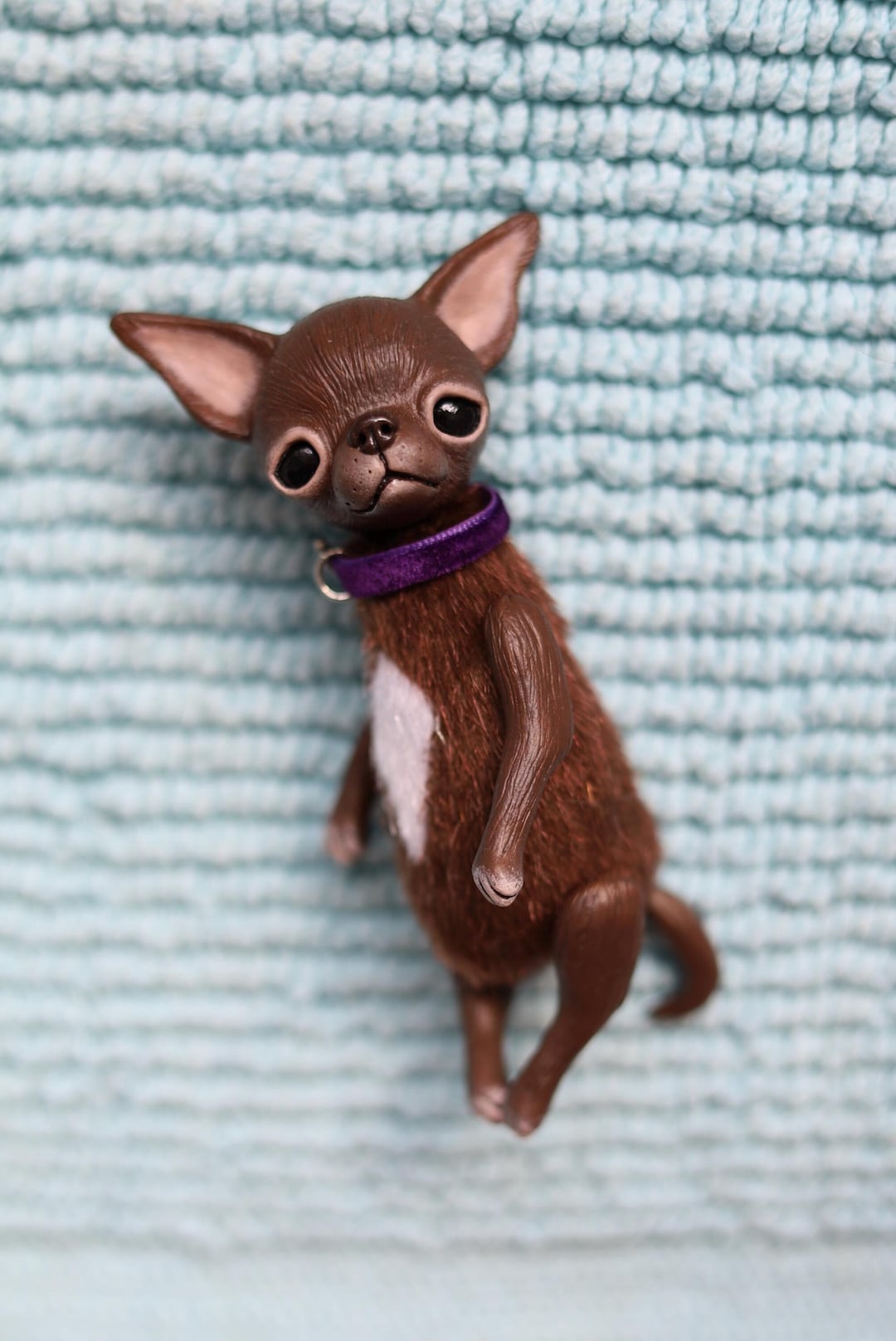 LULU Chocolate Chihuahua Puppy, Plush Puppy, Dog Portrait, Teddy ...