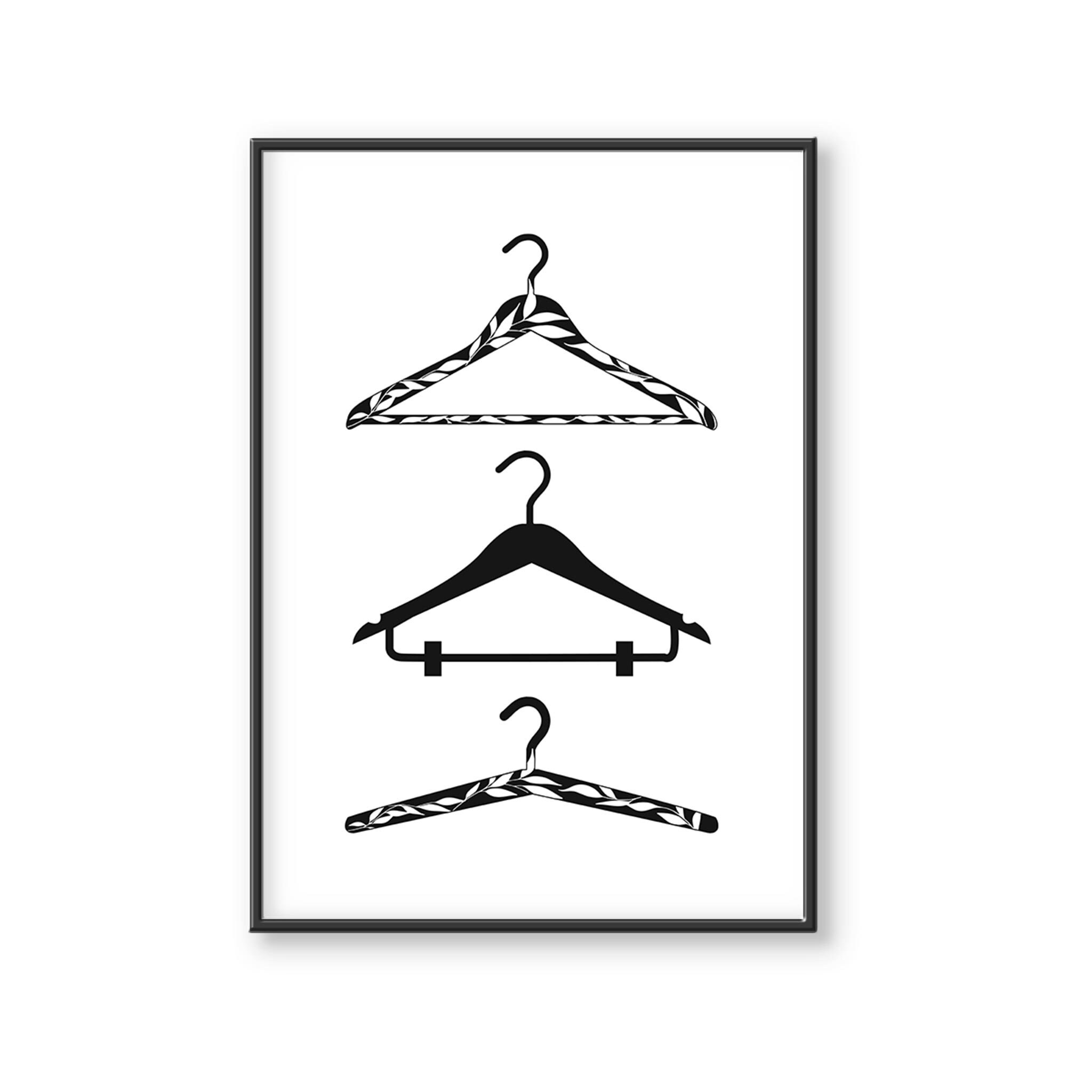 Utility Room Wall Art Prints, Clothes Hanger Poster - Etsy UK