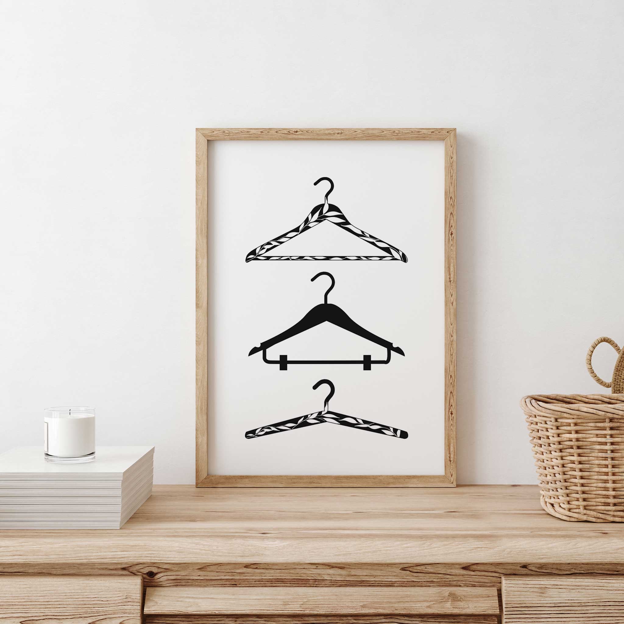 Utility Room Wall Art Prints, Clothes Hanger Poster - Etsy UK