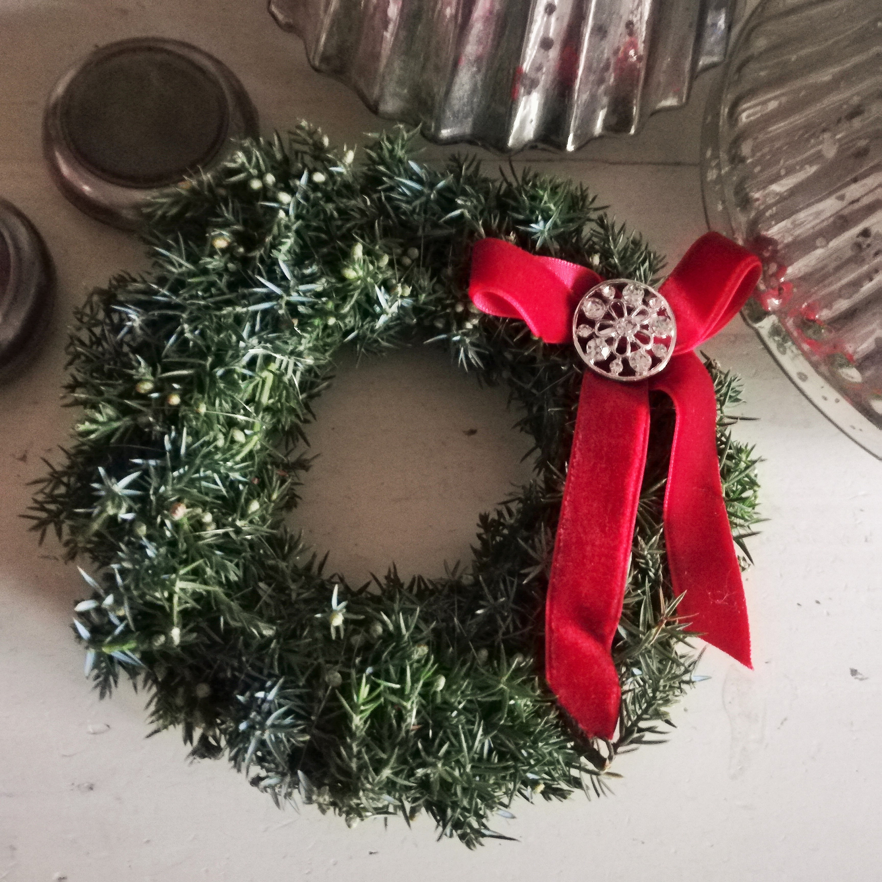 Traumhafter Mini-Weihnachtskranz 2 Motive zur Auswahl | Etsy