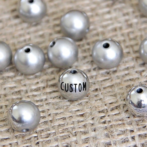 Custom Logo Beads - Etsy