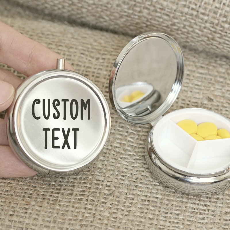 Custom Pill Box - Etsy