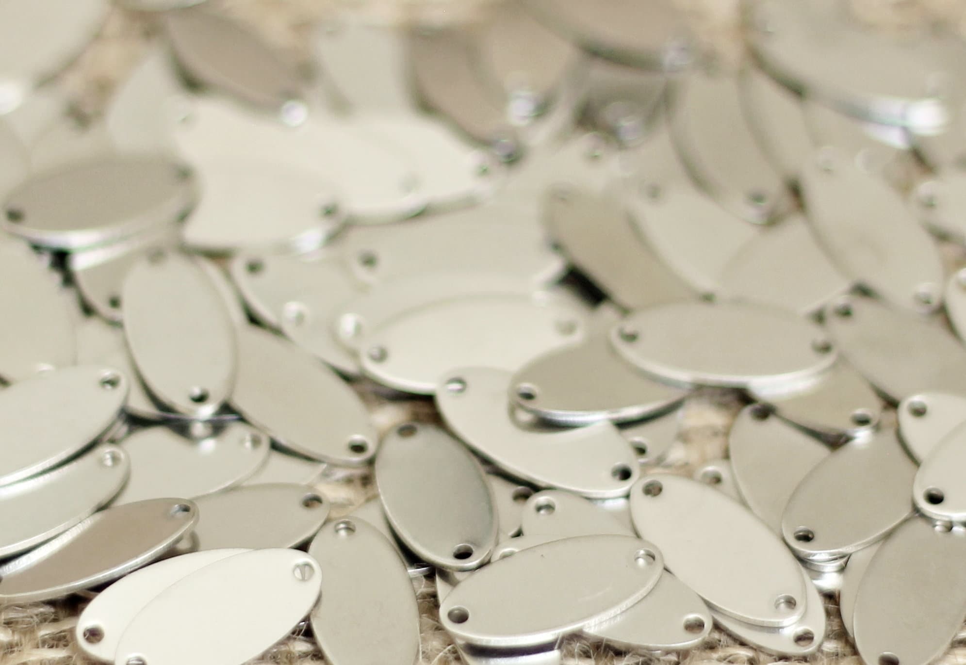 Personalized Tag Metal Sticker. Logo Charm Custom Labels. - Etsy