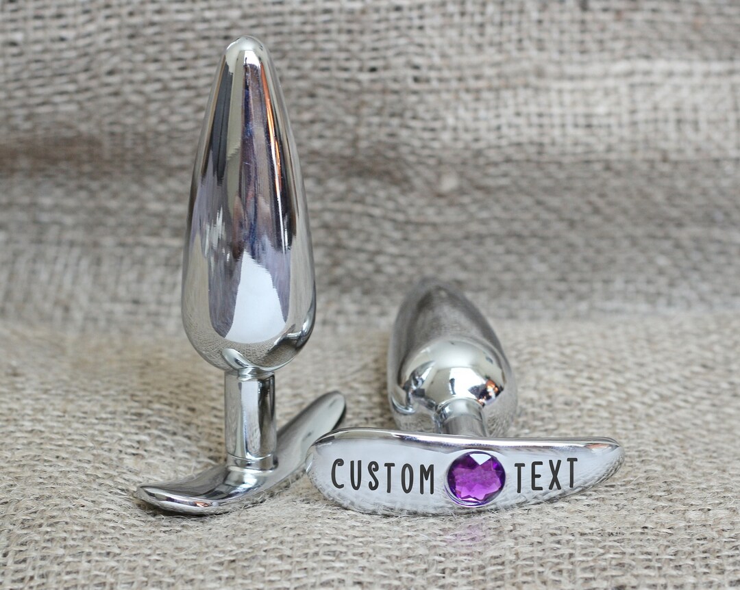 Plug Anal Toy. Personalized Plug Dildo. Custom Metal Butt Plugs. Intimate Gifts Hot Wife Women ...