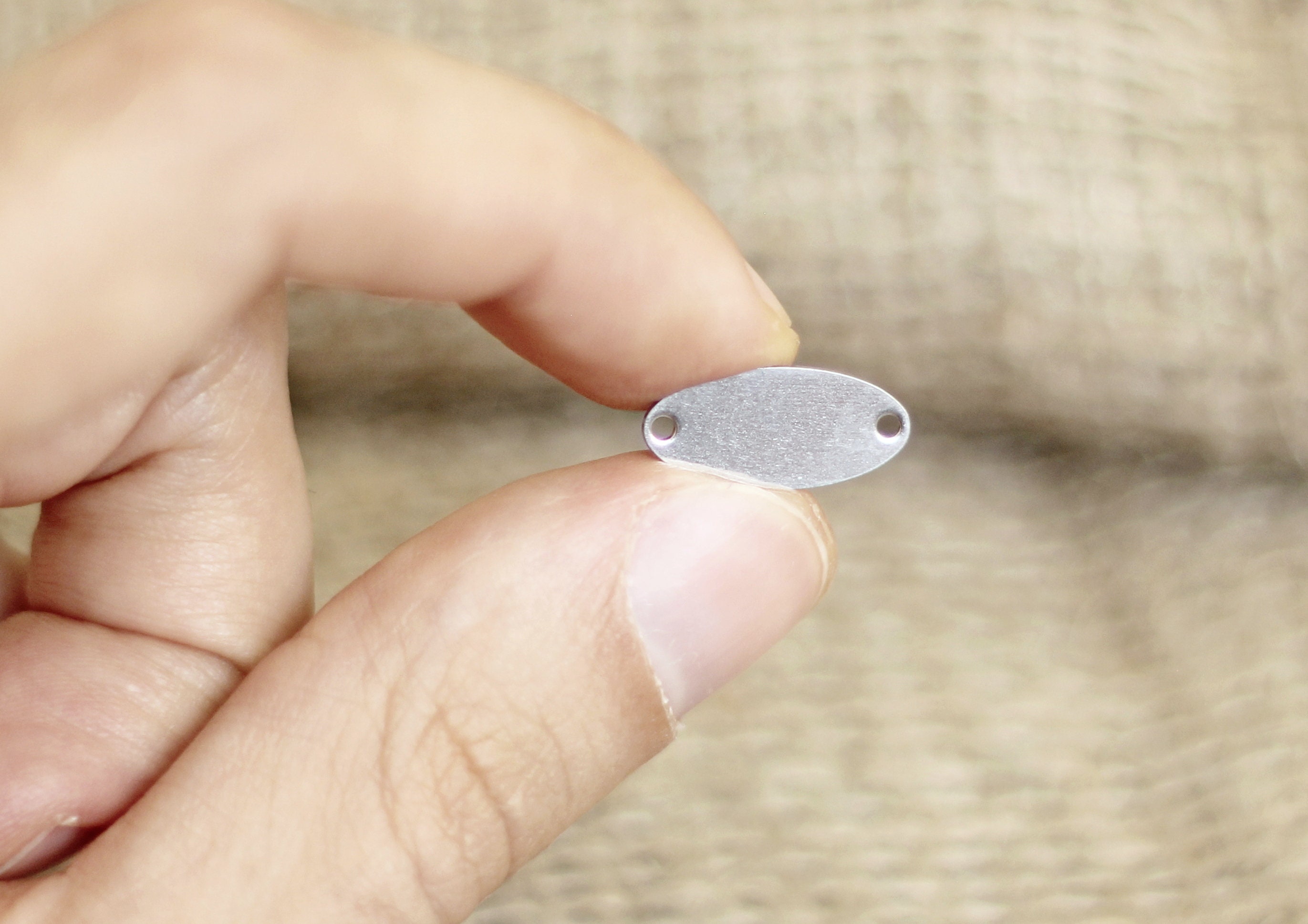 Personalized Tag Metal Sticker. Logo Charm Custom Labels. - Etsy