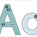 Alphabet Upper and Lower Case Tracing Letters A Through Z. Digital ...