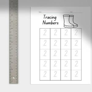 Number Tracing Worksheets 0-9 | 10 Page PDF | Preschool & Kindergarten ...