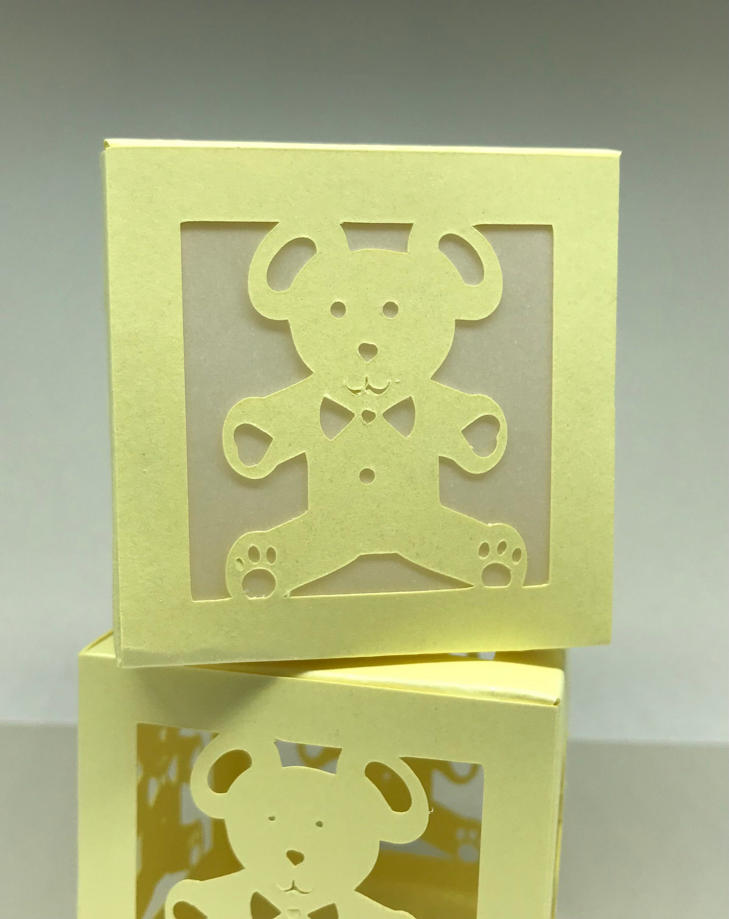 Teddy Bear Box Template - SVG Cut Files for Cricut or Silhouette Cameo ...