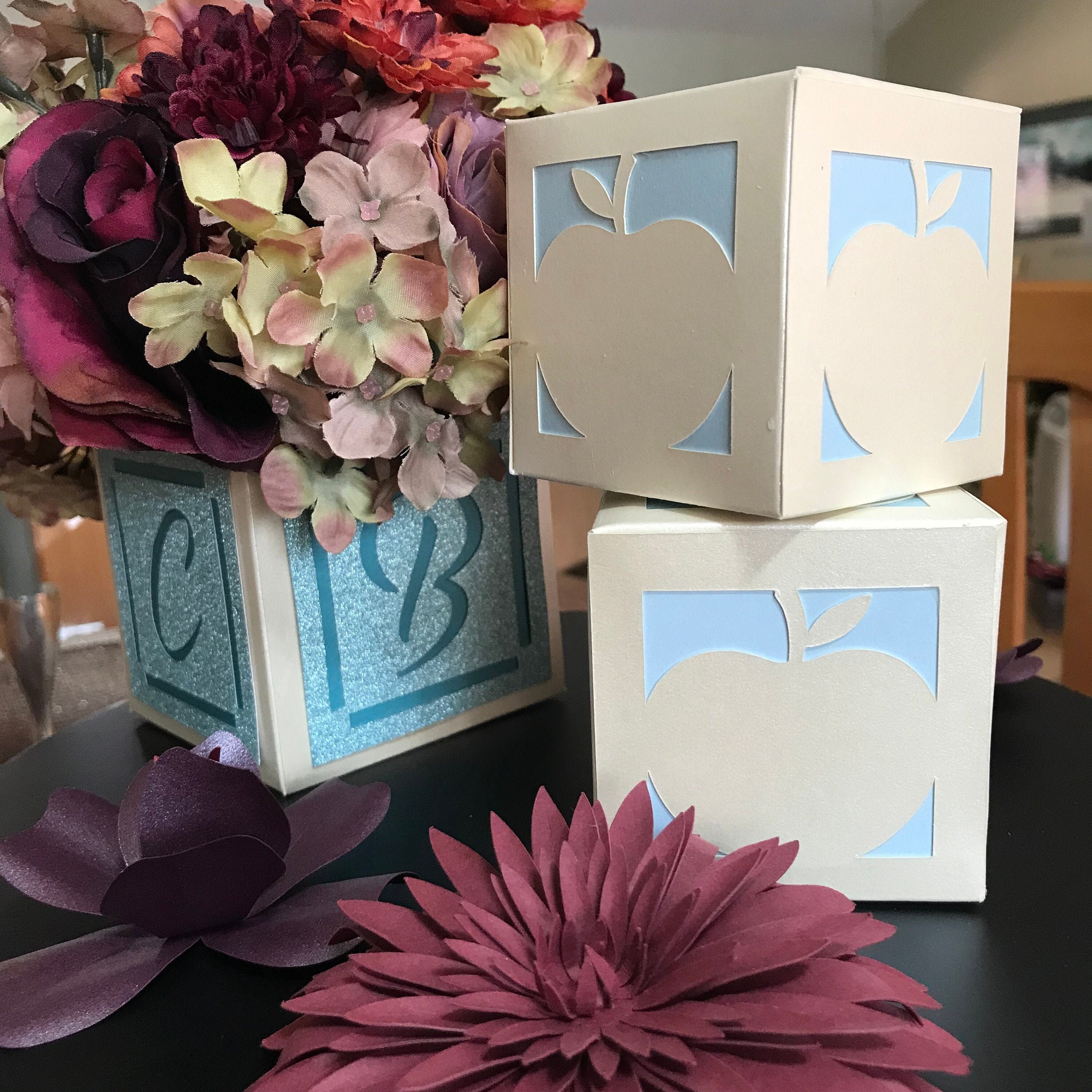 Apple Gift Box Template - SVG Cut Files for Cricut or Silhouette Cameo ...
