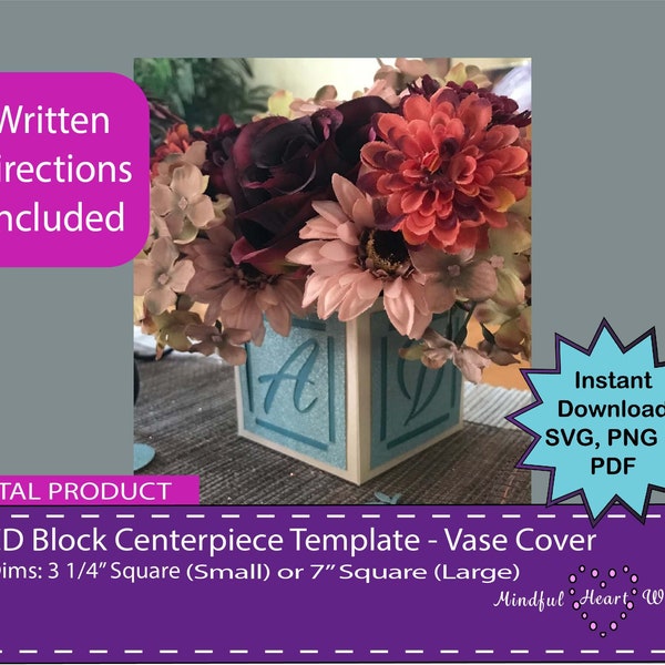 Block Centerpiece - Etsy