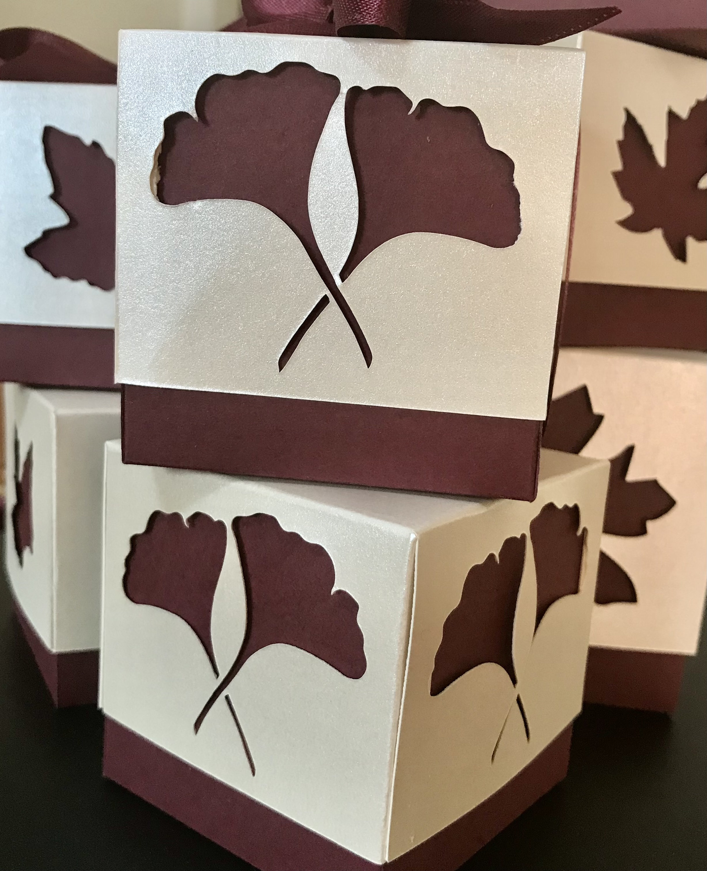 Fall Gift Boxes & Confetti Template Bundle SVG Cut Files for Cricut or ...