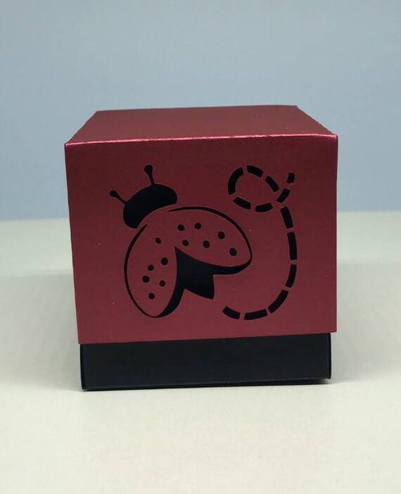 Ladybug Box Template SVG File for Cricut or Silhouette Cameo - Etsy UK