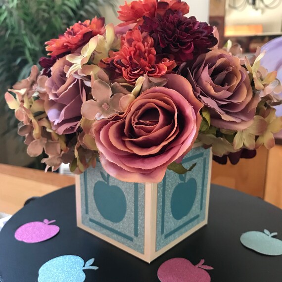 Apple Centerpiece Block Template Party Decoration / Baby - Etsy