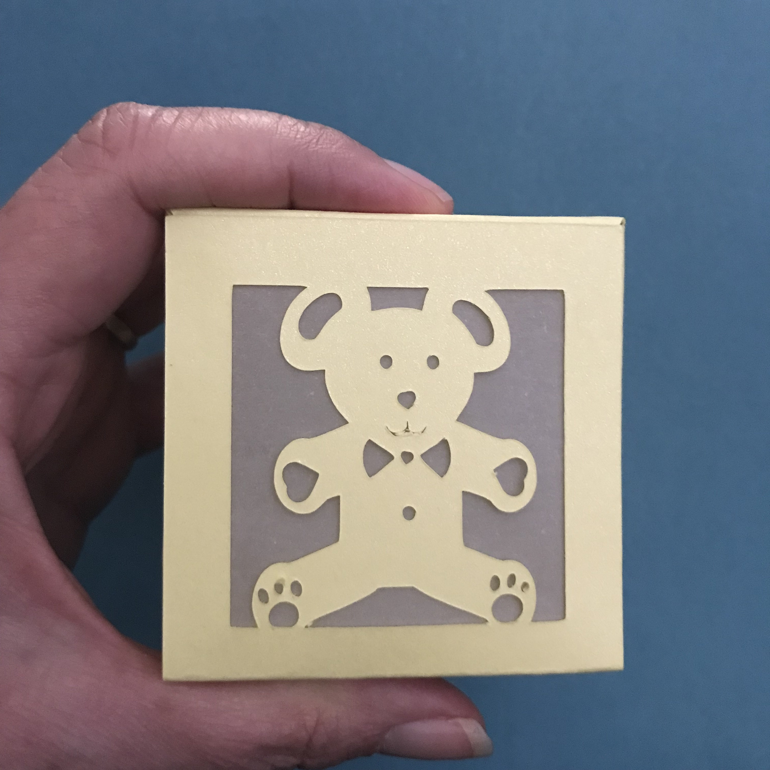 Teddy Bear Box Template - SVG Cut Files for Cricut or Silhouette Cameo ...