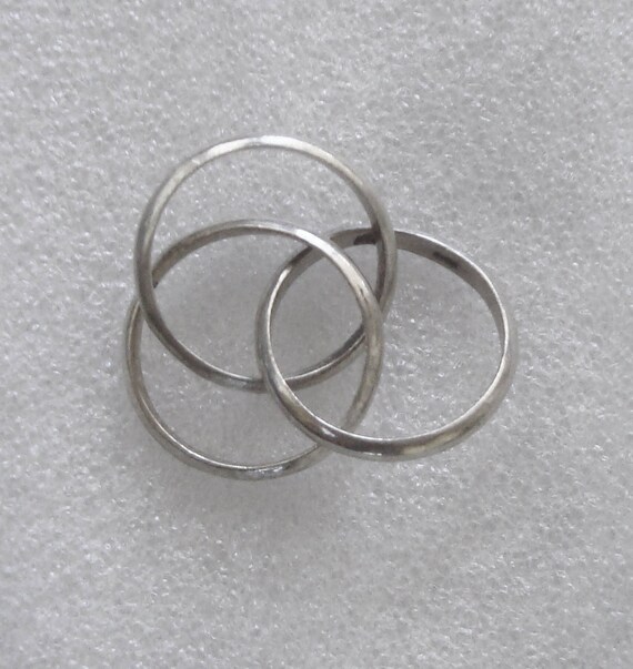 Vintage 925 interlocking 3 - Gem