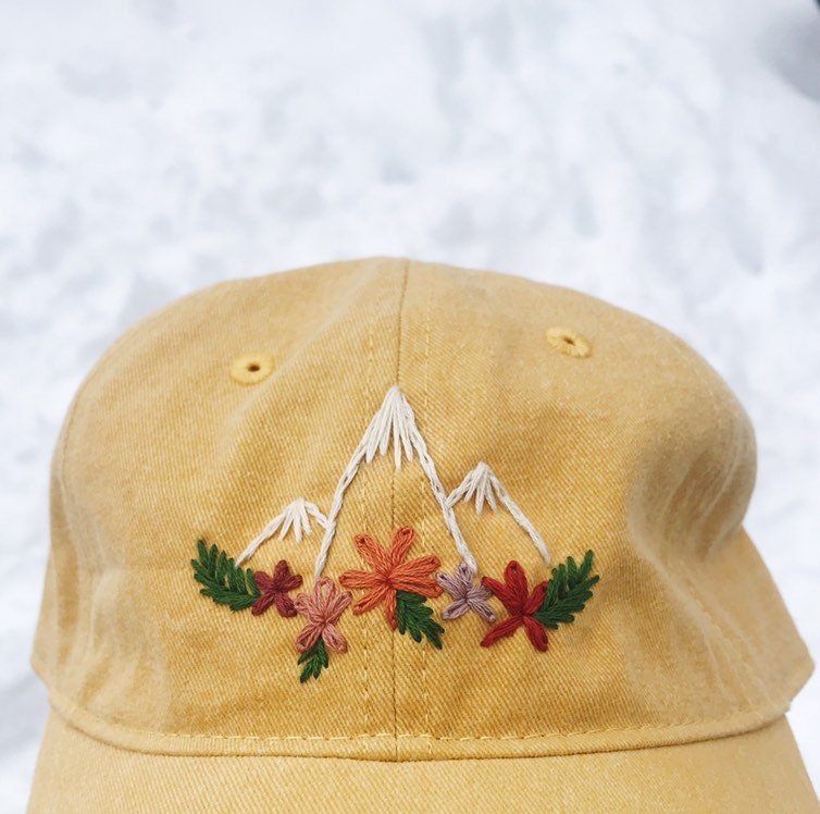 Floral Mountain Cap - Etsy