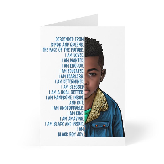 Greeting Cards Graduation & School Cards Kids Black Pride Greeting Card ...