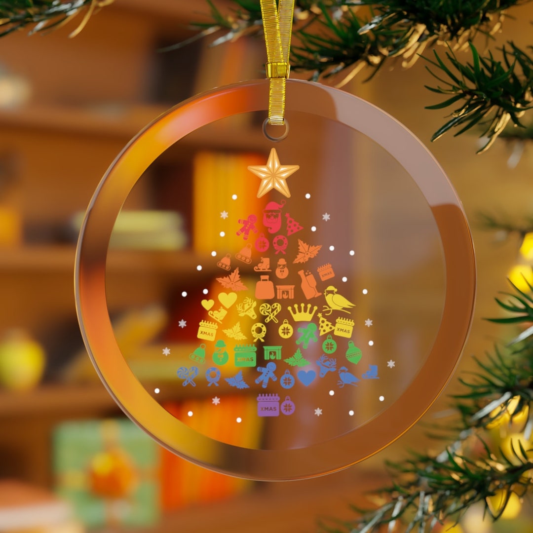 Gay Pride Christmas Ornament, Pride Ornament, Rainbow Flag, Gay Pride ...