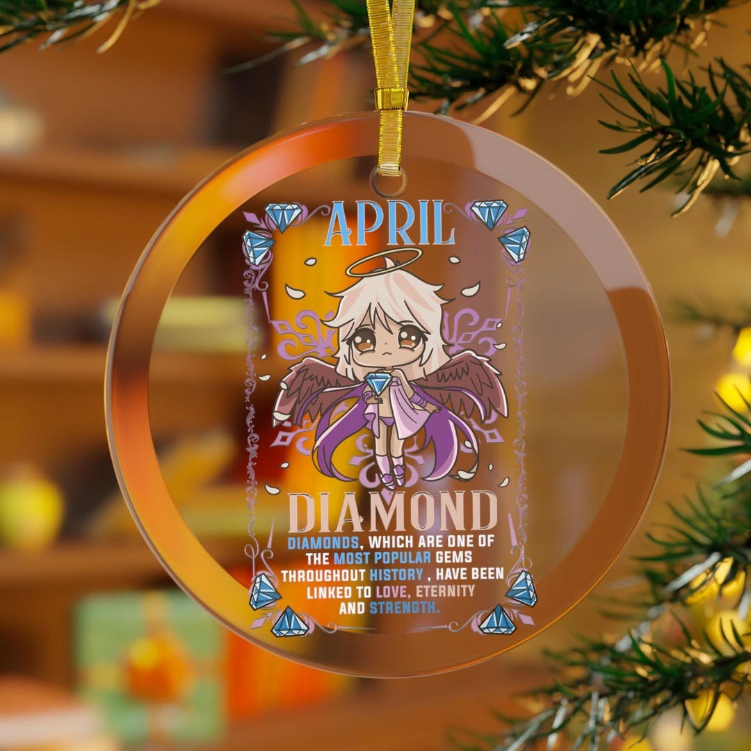 April Ornament, Diamond Gifts, Anime Ornament, April Birthday Gift ...