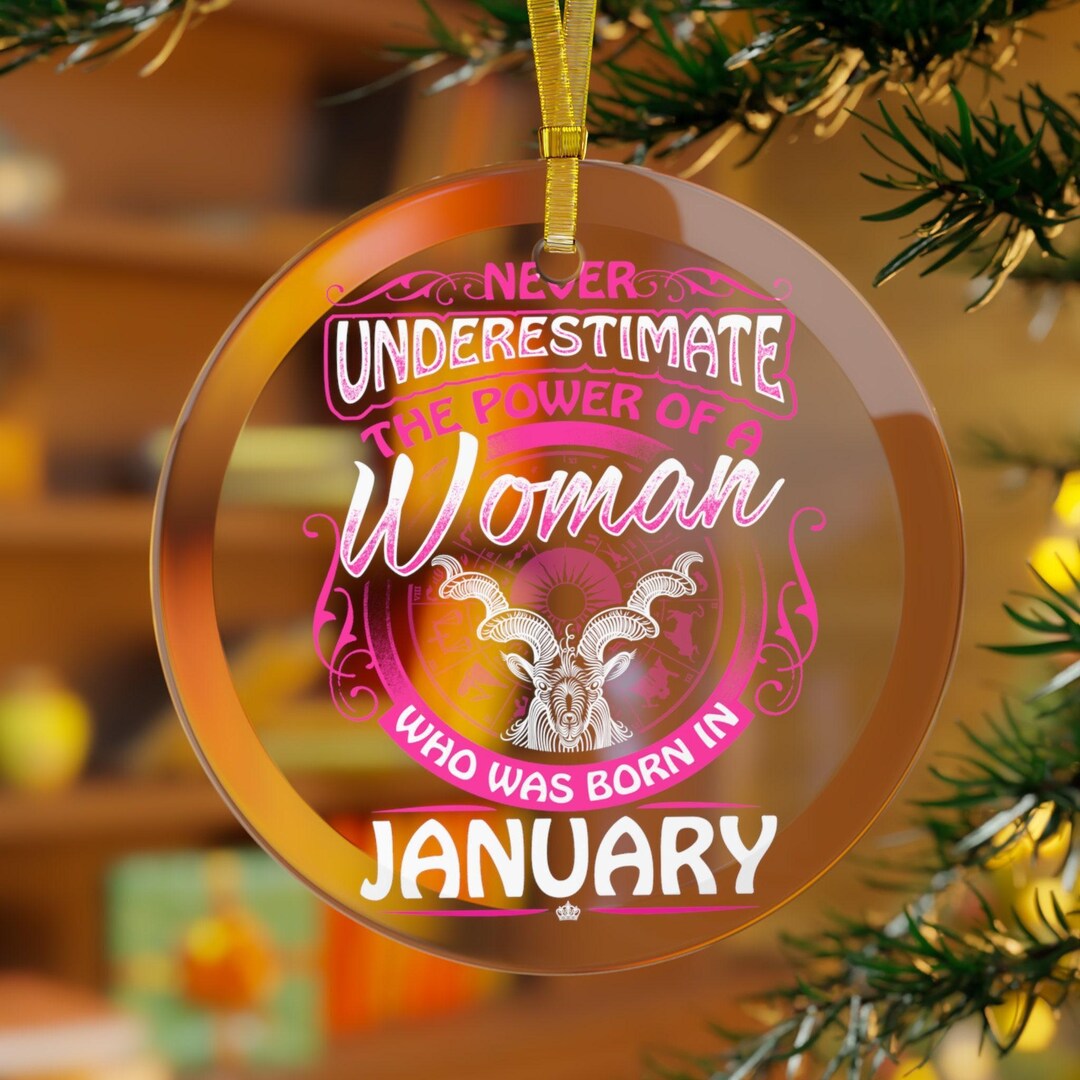 Capricorn Ornament, January Birthday Ornament Zodiac Sign, Never ...