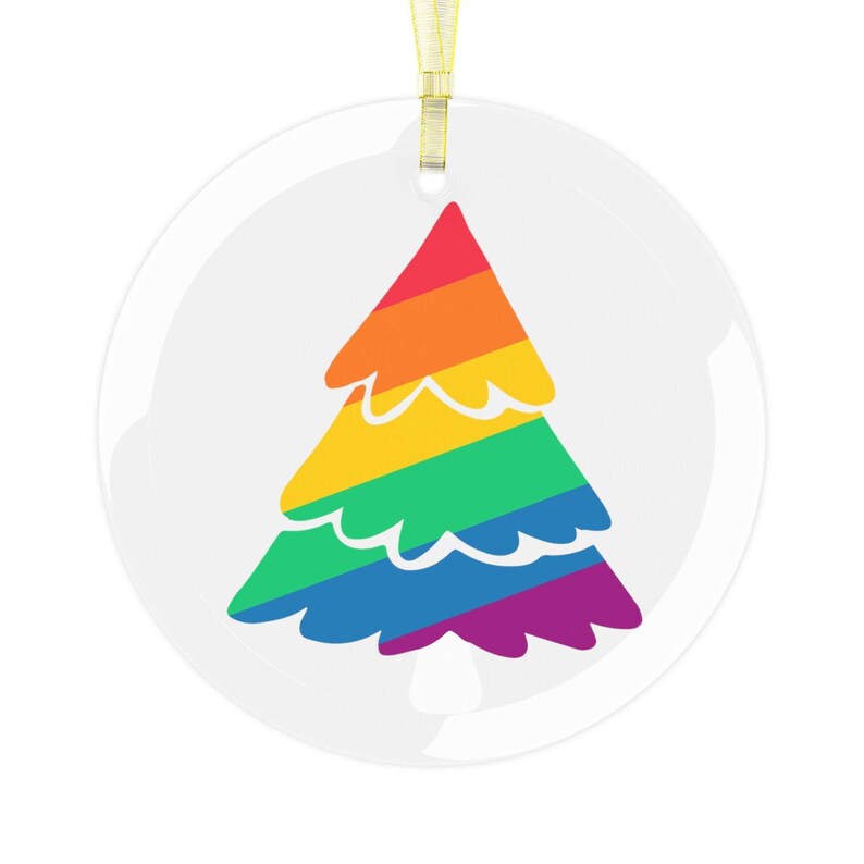 Gay Pride Ornament, Rainbow Pride Flag, LGBTQ Ornament, Gay Pride ...