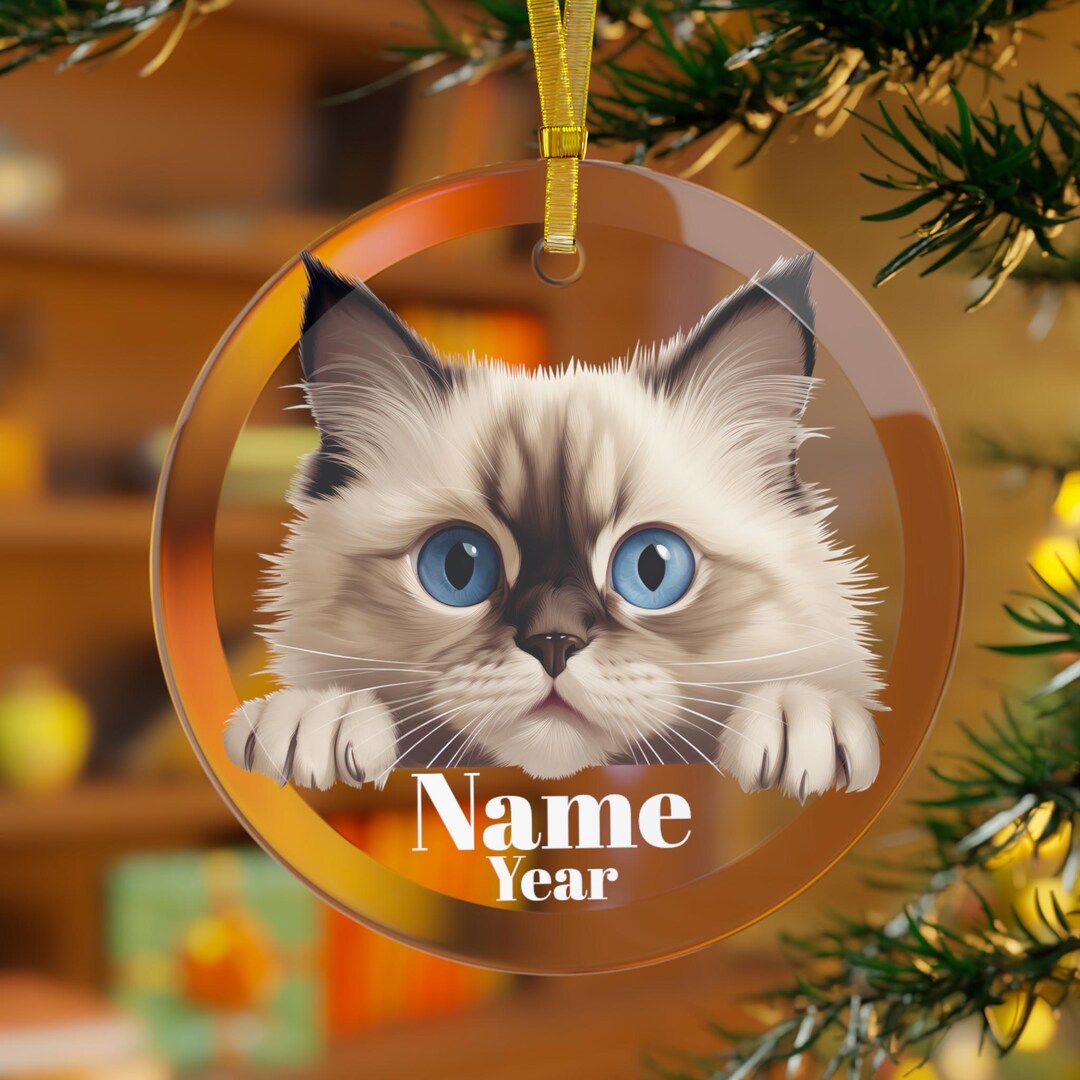 Ragdoll Cat Ornament, Ragdoll Cat Gifts, Ragdoll Cat Christmas, Ragdoll ...