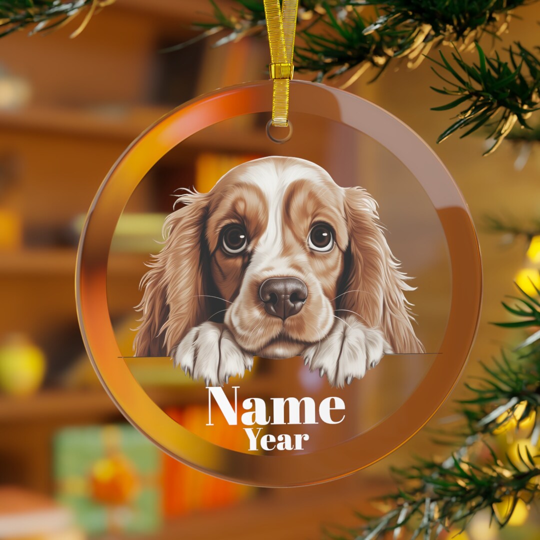 Cocker Spaniel Ornament, Cocker Spaniel Gifts, Cocker Spaniel Memorial ...
