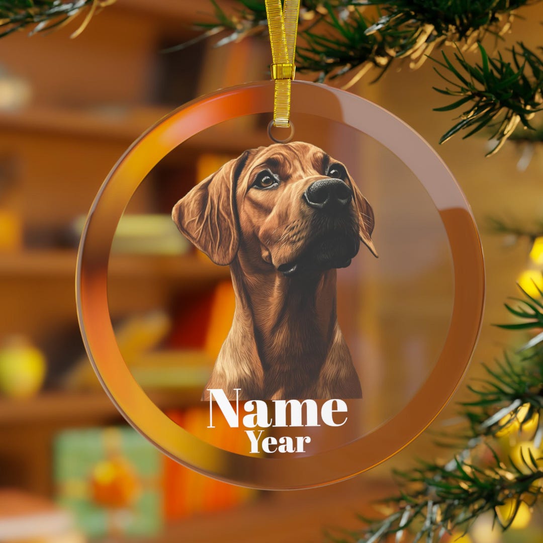 Rhodesian Ridgeback Ornament, Rhodesian Ridgeback Dog Gifts, Rhodesian ...