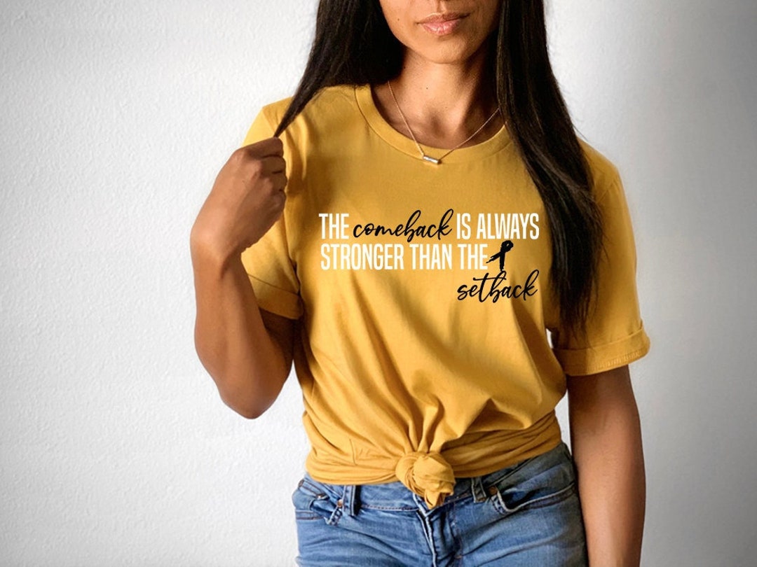 Skin Cancer Shirt Melanoma, Comeback is Always Stronger Than the ...
