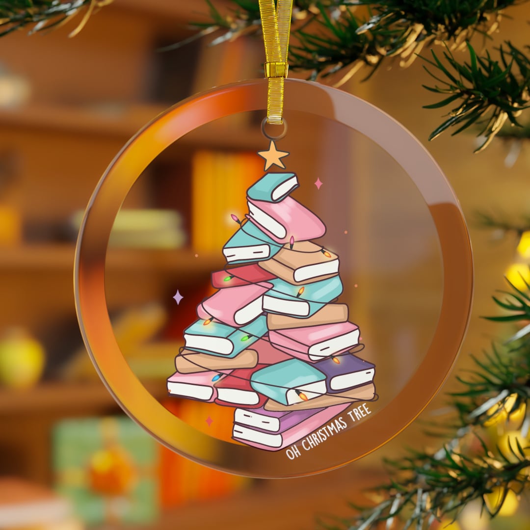 Book Ornament, Book Christmas Tree, Book Lover Gifts, Librarian ...