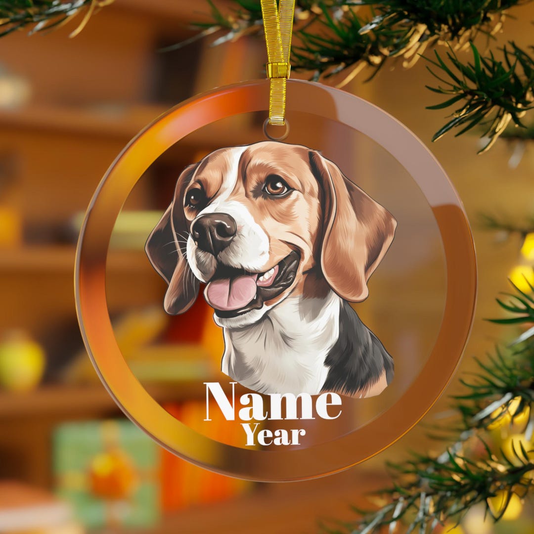 Beagle Ornament, Beagle Dog, Beagle Gifts, Beagle Memorial, Beagle Mama ...
