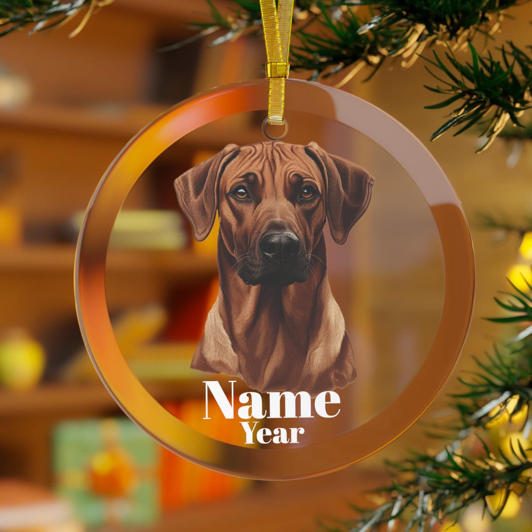 Rhodesian Ridgeback Ornament, Rhodesian Ridgeback Dog Gifts, Rhodesian ...