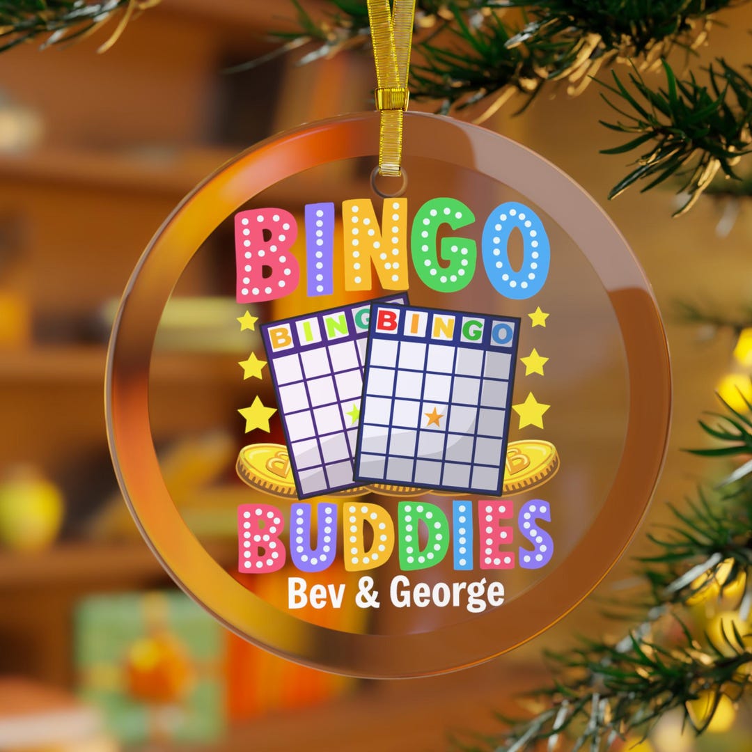 Bingo Ornament, Bingo Gifts, Bingo Buddies, Bingo Bestie, Bingo Friends ...