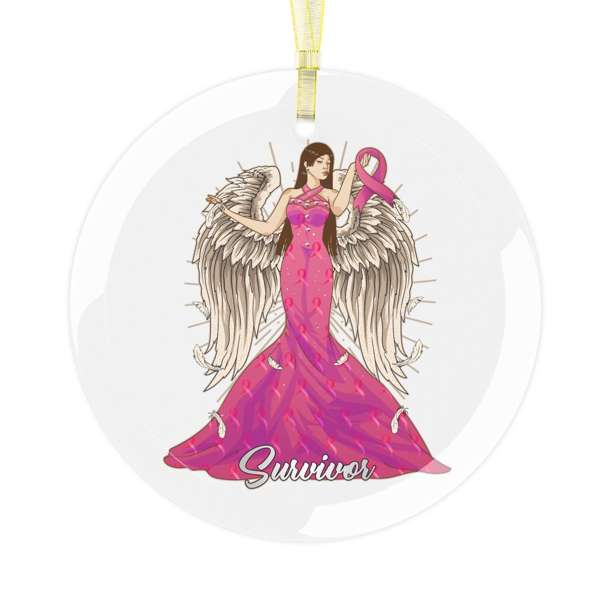 Breast Cancer Ornament, Breast Cancer Angel, Angel Ornaments, Breast ...