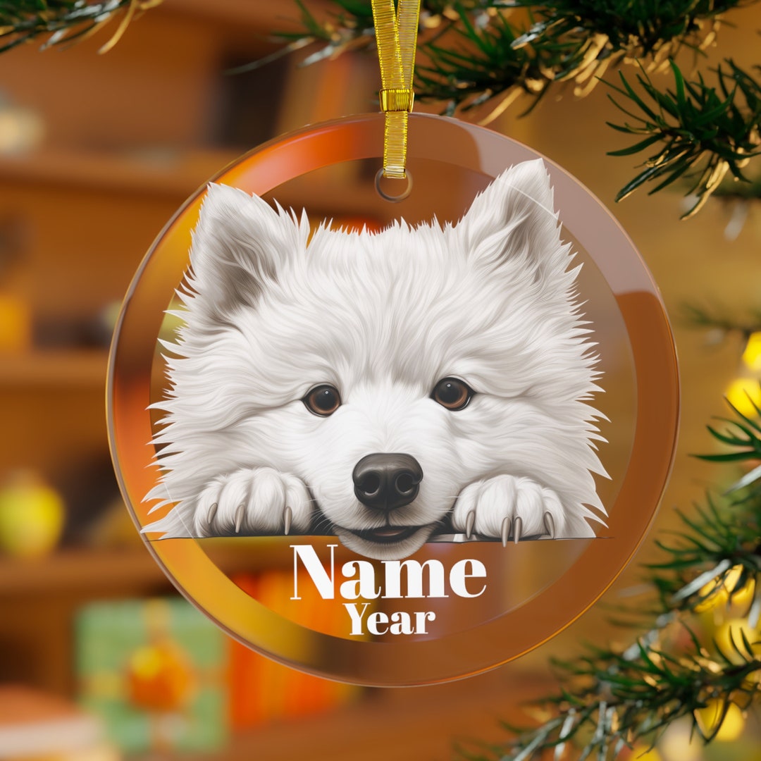 Samoyed Ornament, Samoyed Dog, Teflon Dog, Samoyed Gifts,samoyed ...
